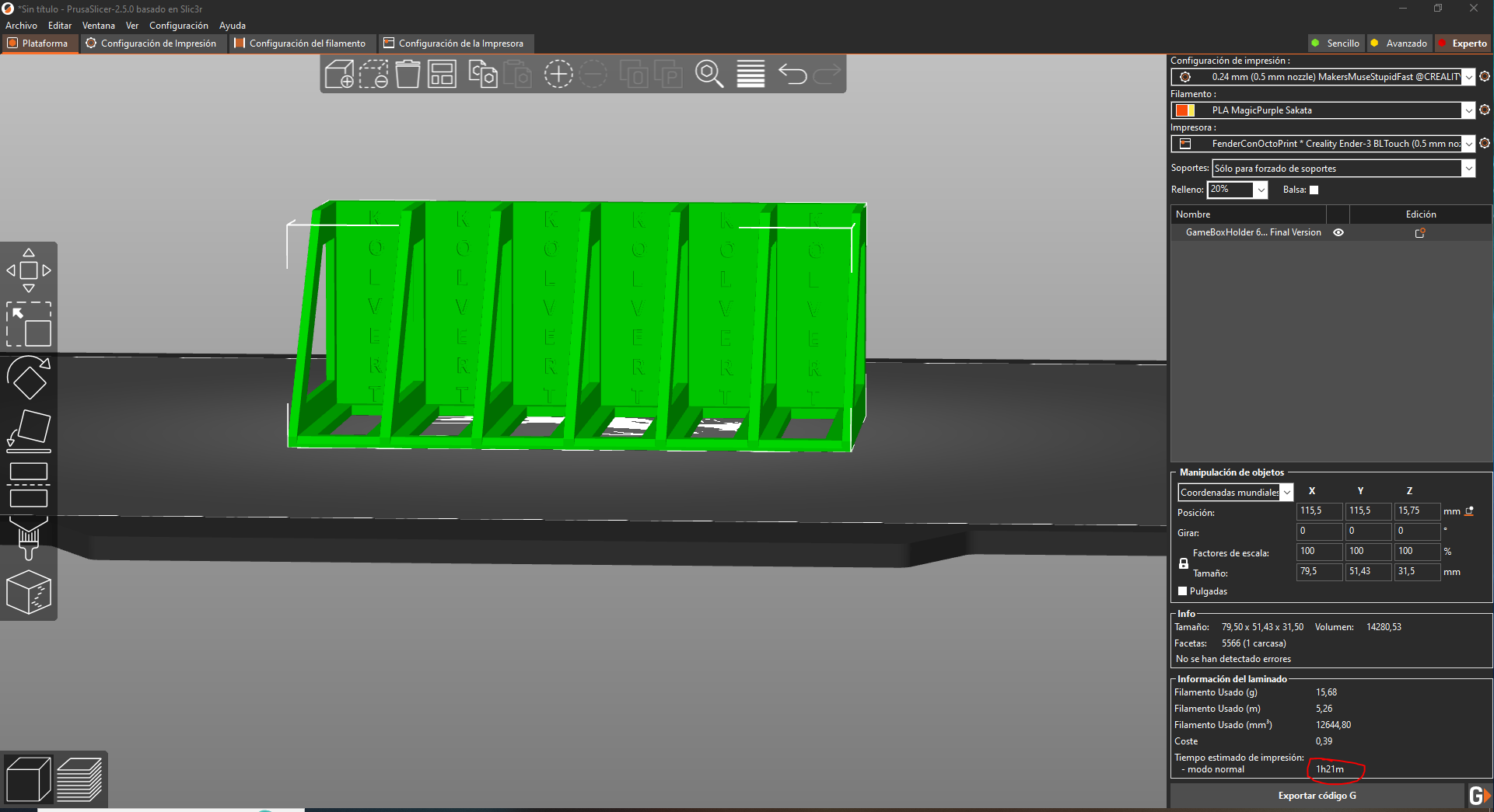 Game Box Holder Parametric. (OnShape) by Kolvert | Download free STL ...