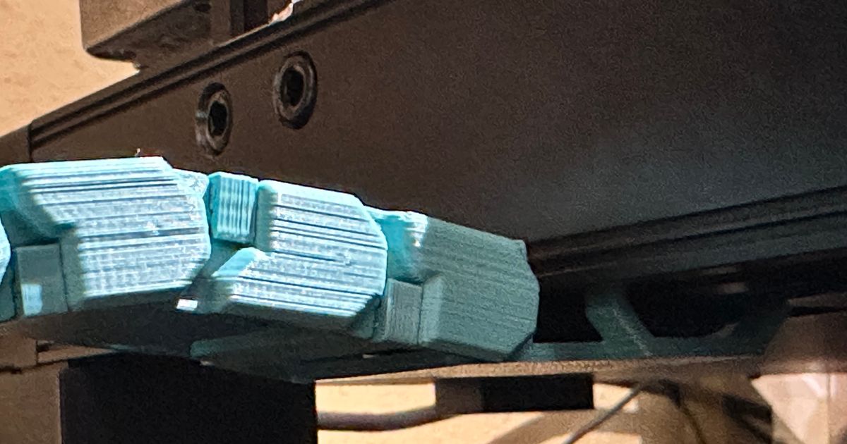 Ender 3 S1 Cable Chain - Under Printer Chain Link Smaller by Tim ...