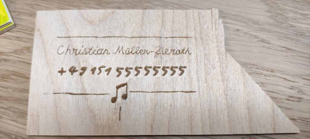 Routing template - Business Card by DonnerGunther | Download free STL ...