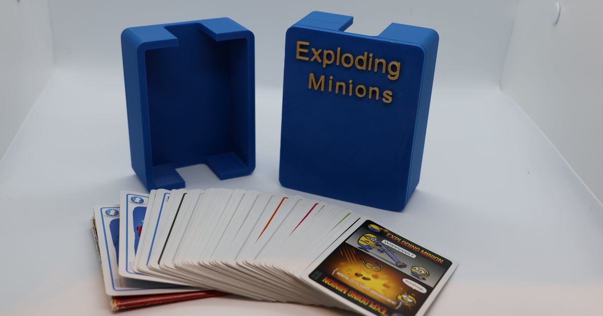 Exploding Minions card holder by mw377 | Download free STL model ...