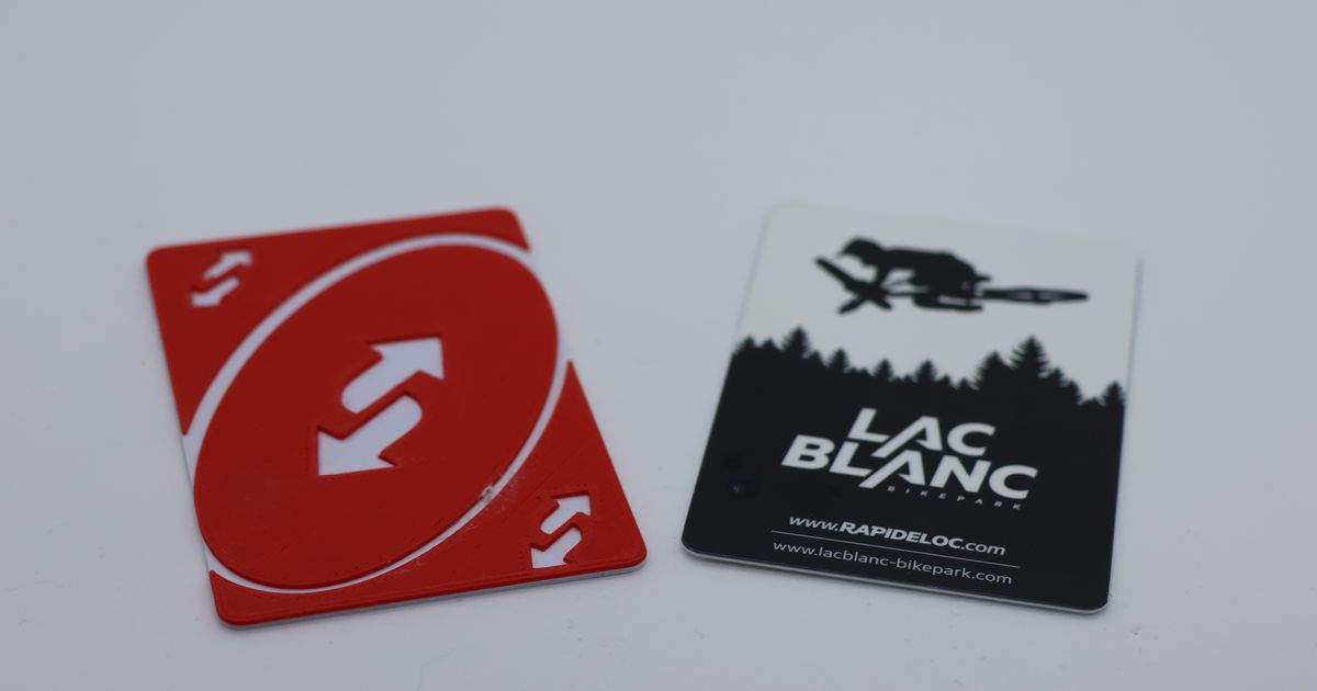 The legendary Uno Reverse Card by mw377 | Download free STL model ...