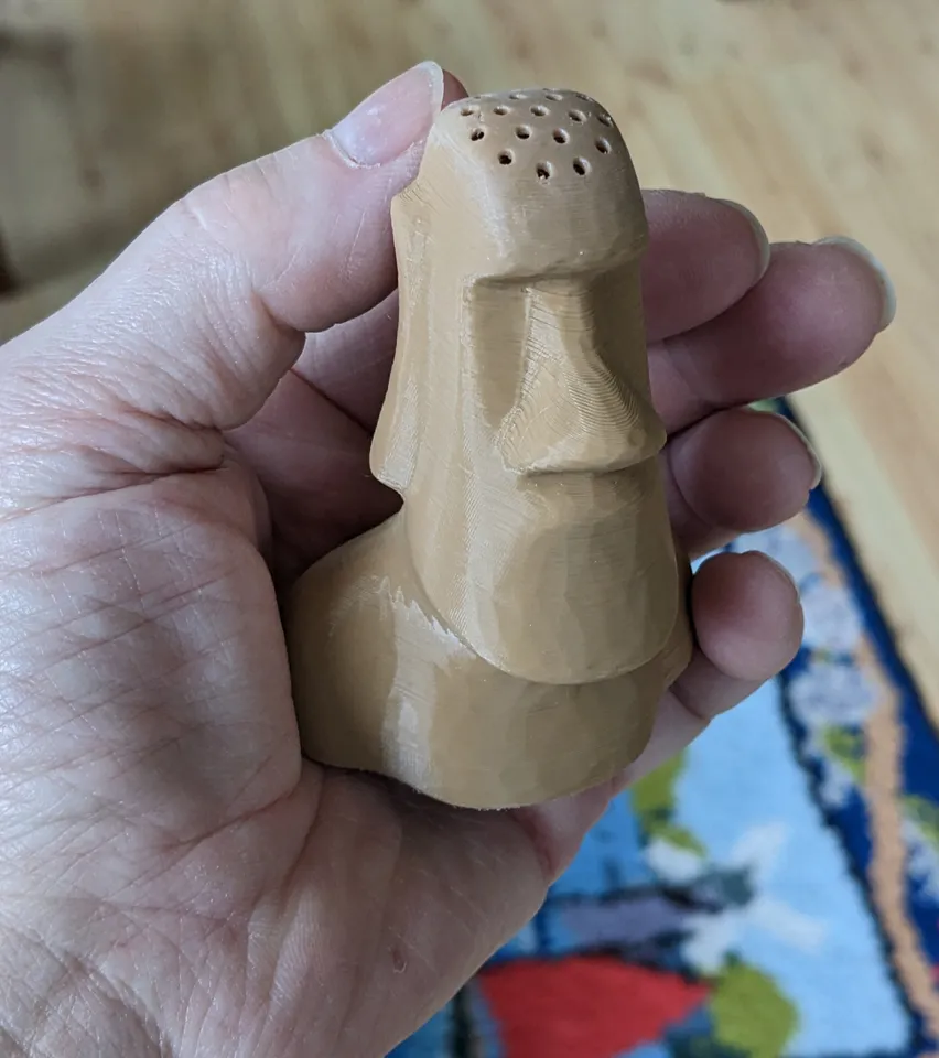 Moai Salt Shaker by Craig D | Download free STL model | Printables.com