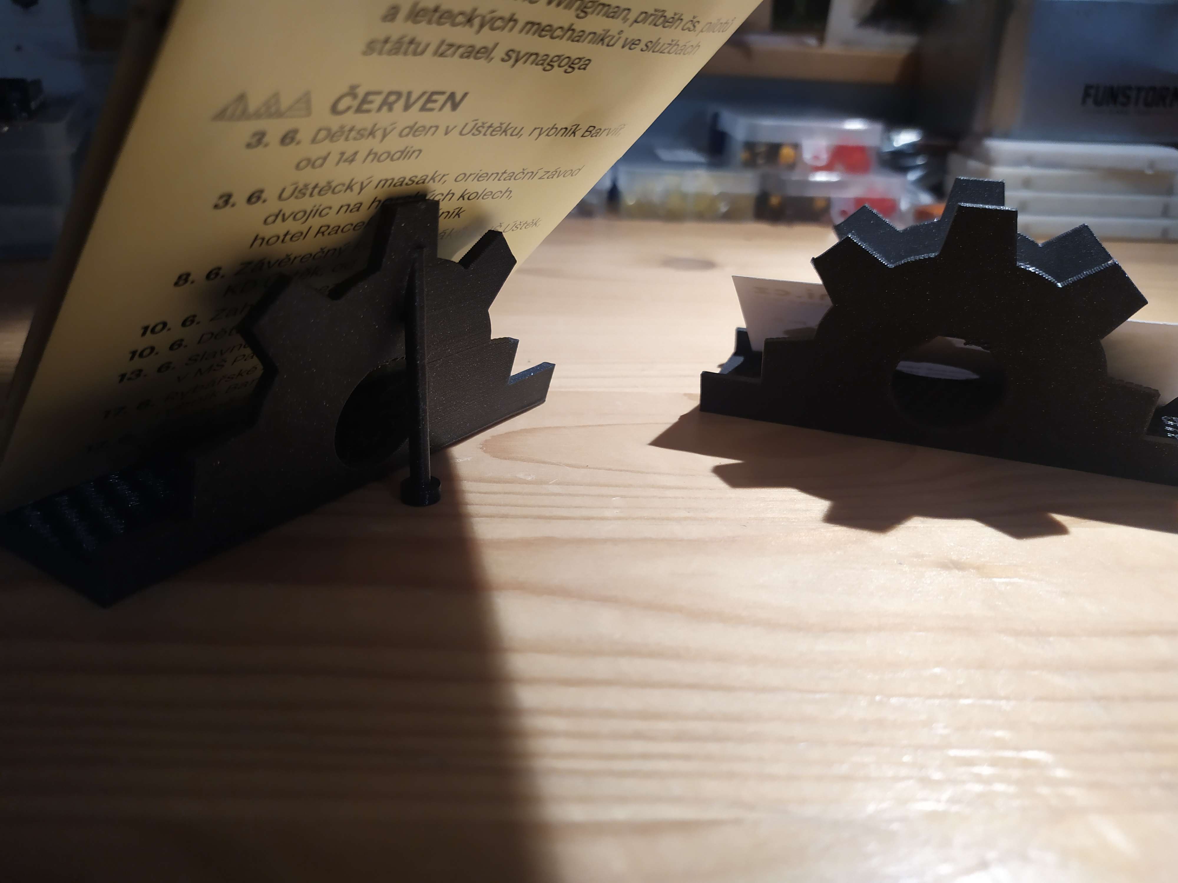 Mechanical gear (RepRap logo) bussines card holder da Iwog | Scarica il ...