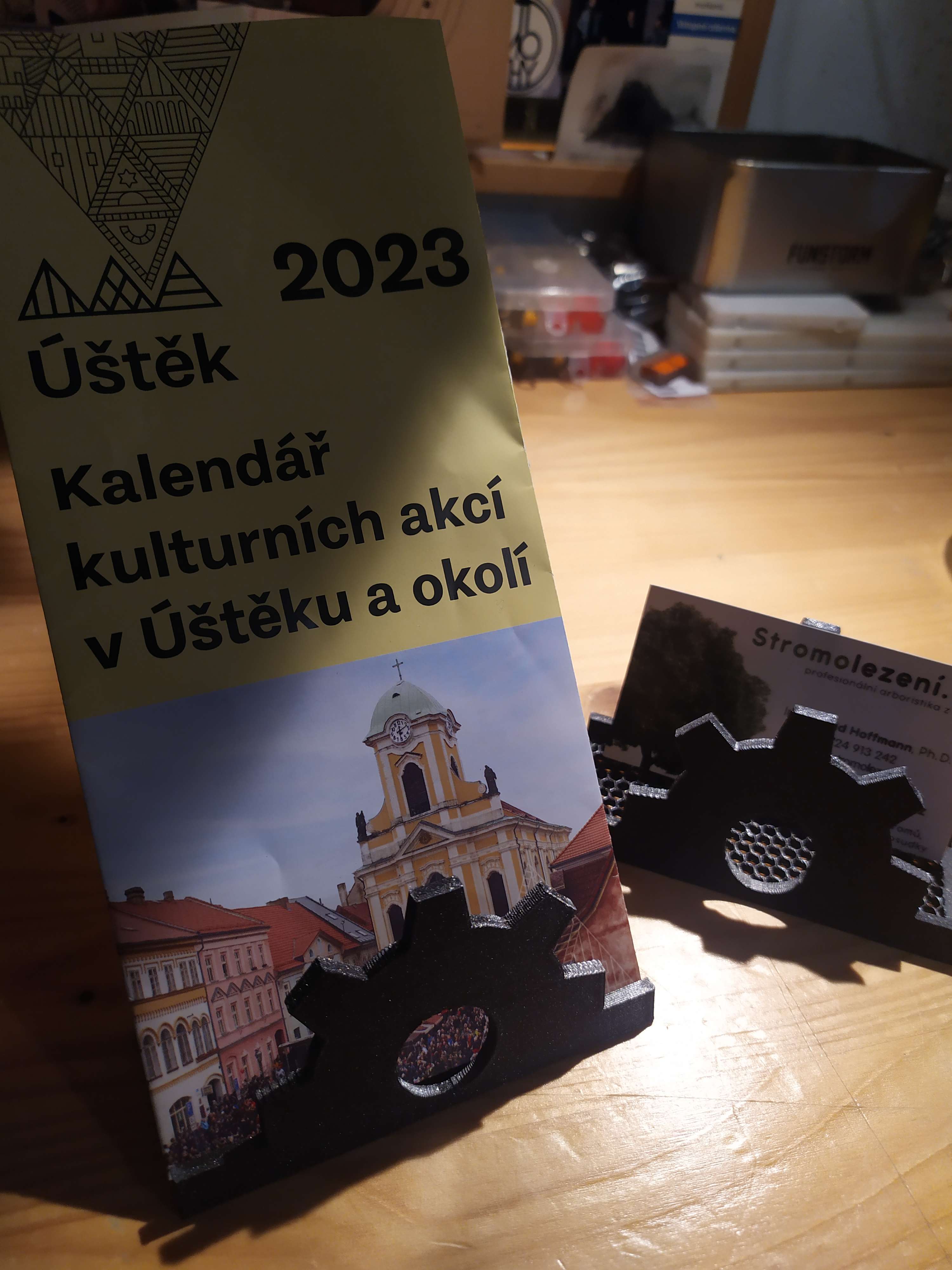 Mechanical gear (RepRap logo) bussines card holder por Iwog | Descargar ...