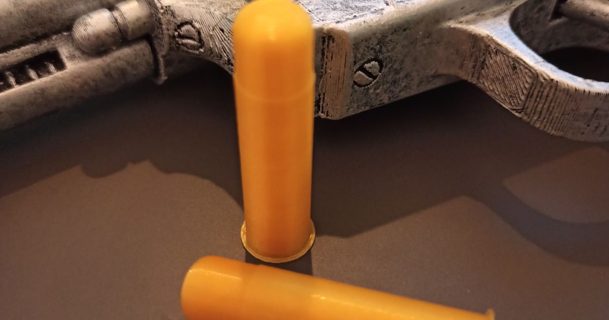 Bigger bullet for Cattleman Revolver by Brewprint | Download free STL ...