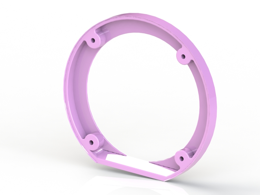 Car speaker spacer podium 5 inch for GAZ Gazelle 2705 by KaosuNeko | Download free STL model ...