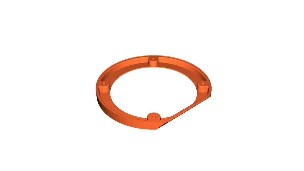 Car speaker spacer podium 5 inch for GAZ Gazelle 2705 by KaosuNeko | Download free STL model ...