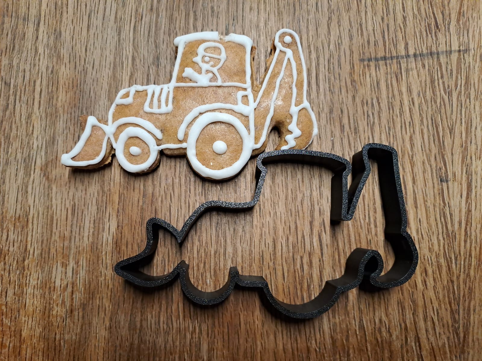 Digger cookie cutter by Šárka Vaníková | Download free STL model ...