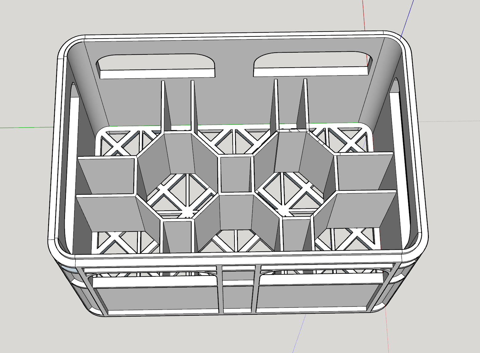 Stackable battery beer crate for C and D cells by Grey Sam | Download ...