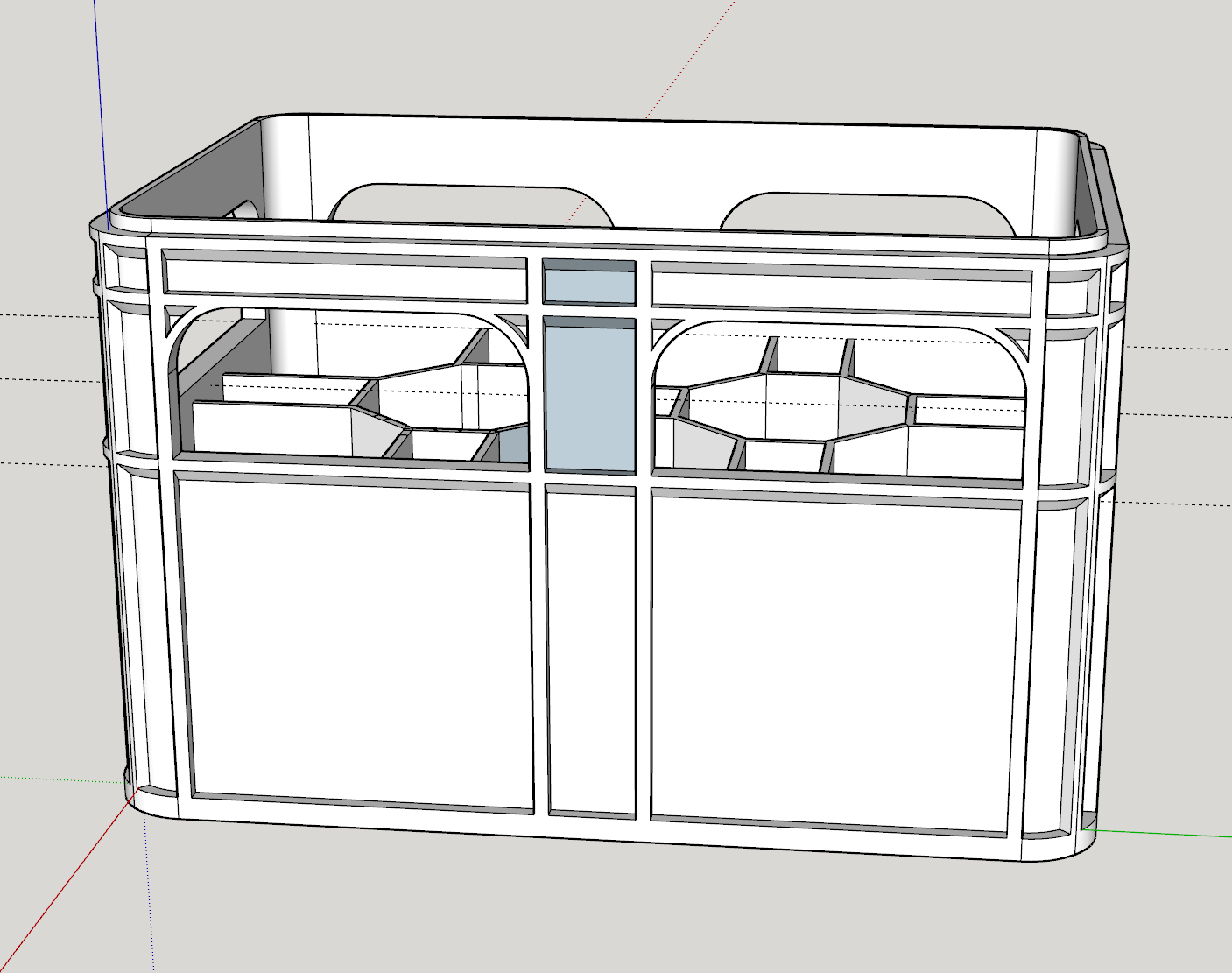 Stackable battery beer crate for C and D cells by Grey Sam | Download ...