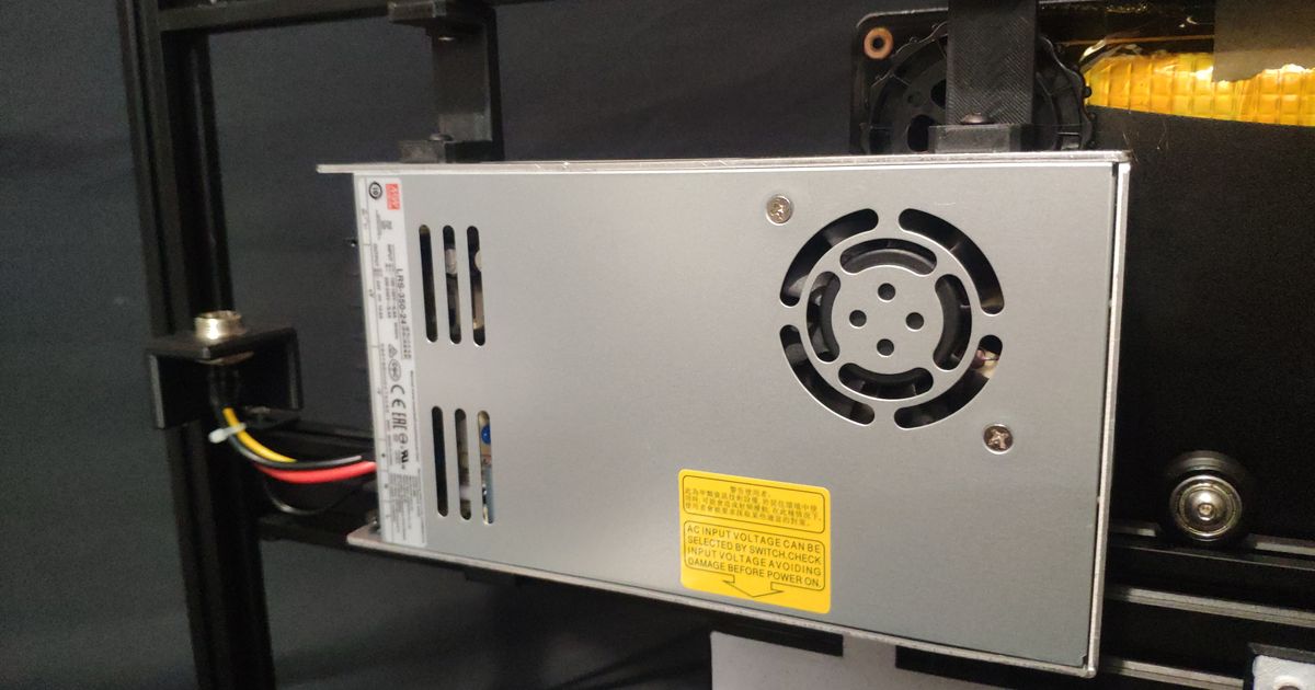 Cr10 PSU mounting bracket - LRS-350-24 by ScatteredDrifter | Download ...