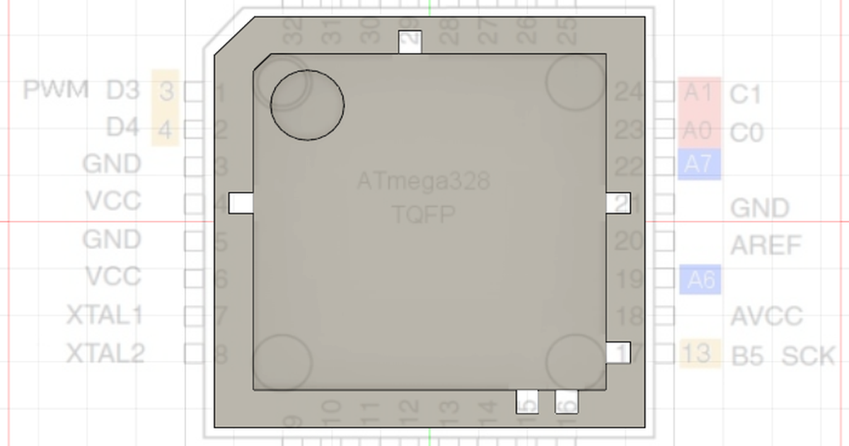 Atmel ATMega MCU Flash Adapter for ATMega168/ATMega328 by Boby ...