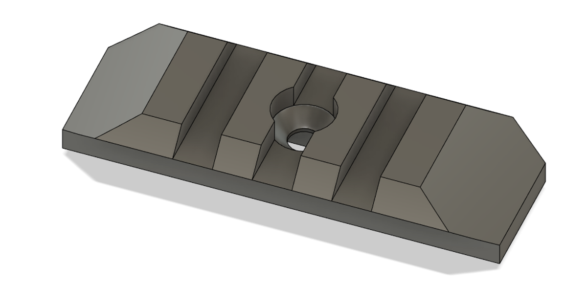 Airsoft keymod rail 35mm by Koddra | Download free STL model ...