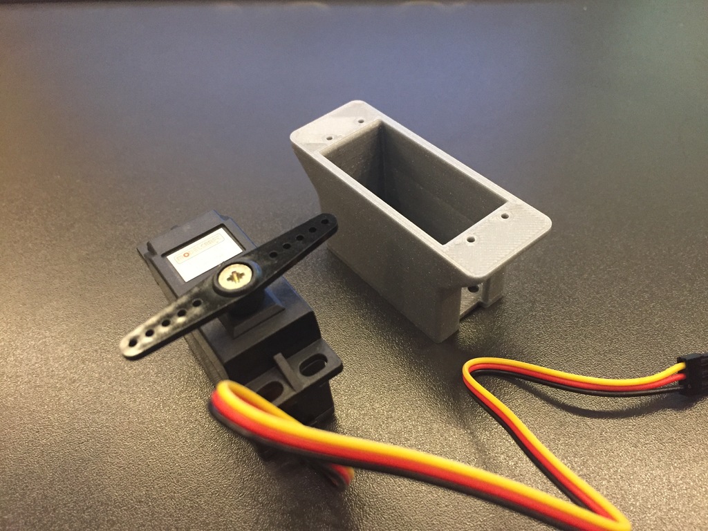 Servo bracket anvil style by Boby | Download free STL model | Printables.com