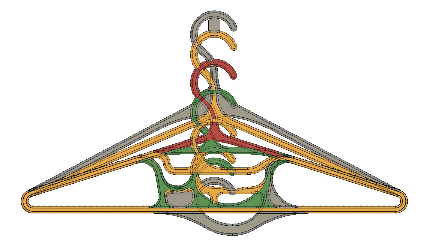 Space-saving clothes hangers models by Ljhtom (Javier Hernando ...