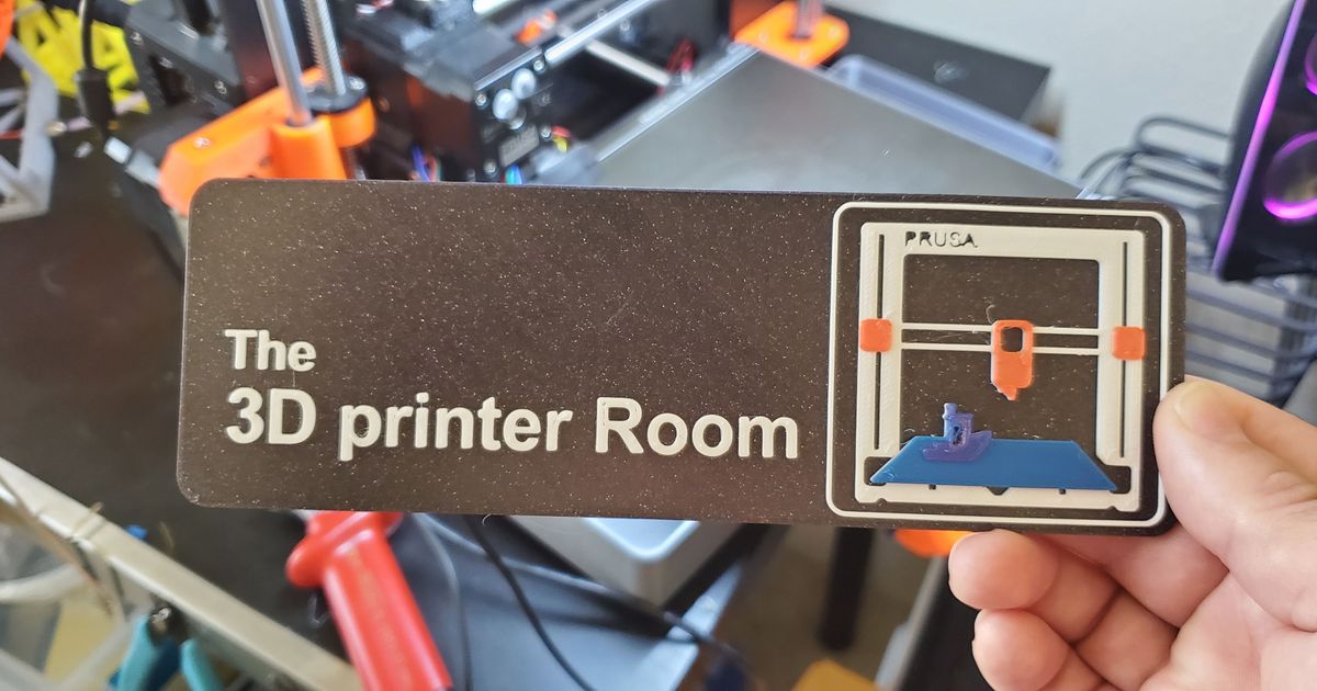 The Office 3d Printer Room Sign por TheMidnightSmith | Descargar modelo ...