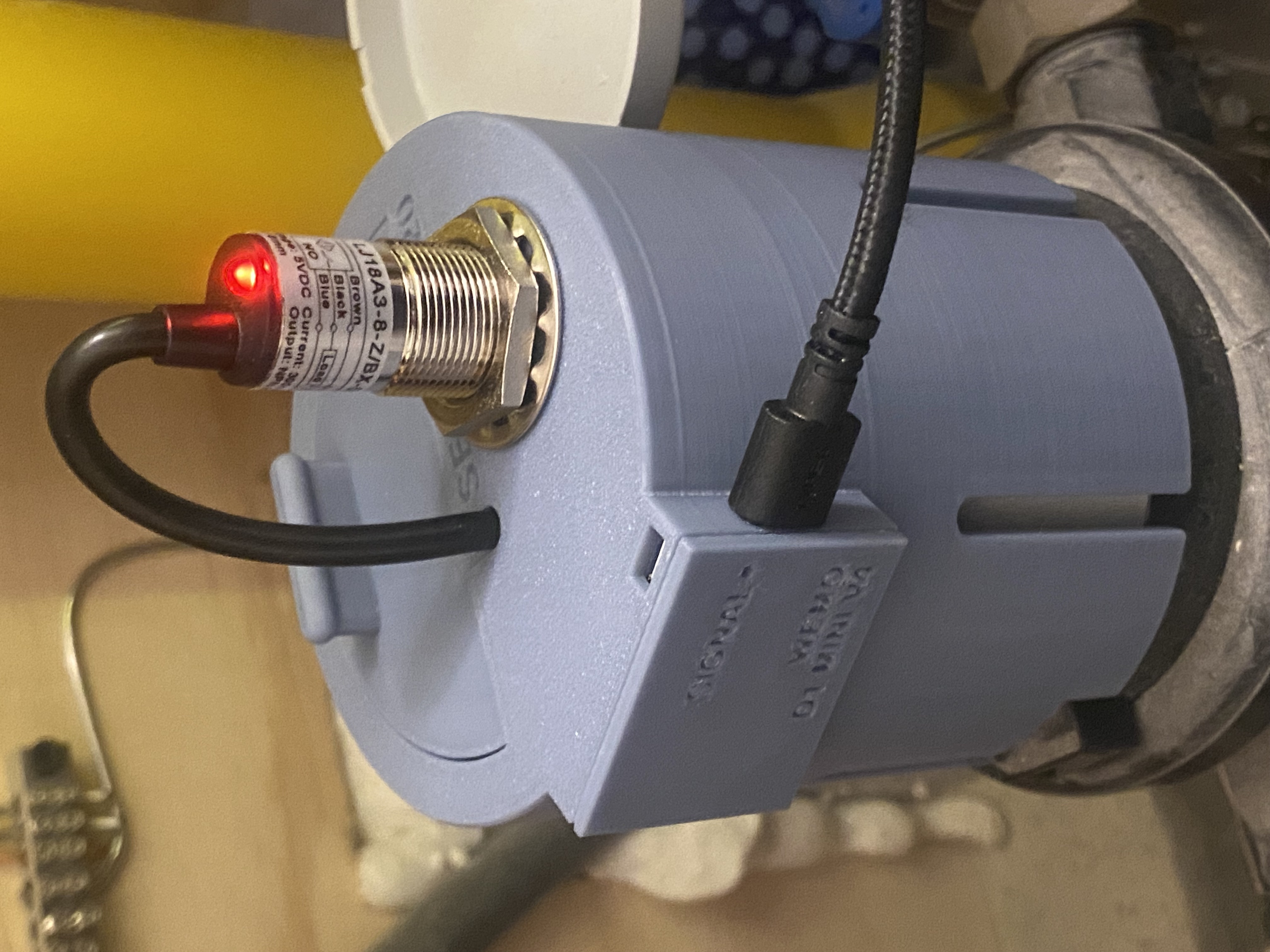 Enclosure for ESP8266 and inductive proximity sensor for Sensus 620 ...