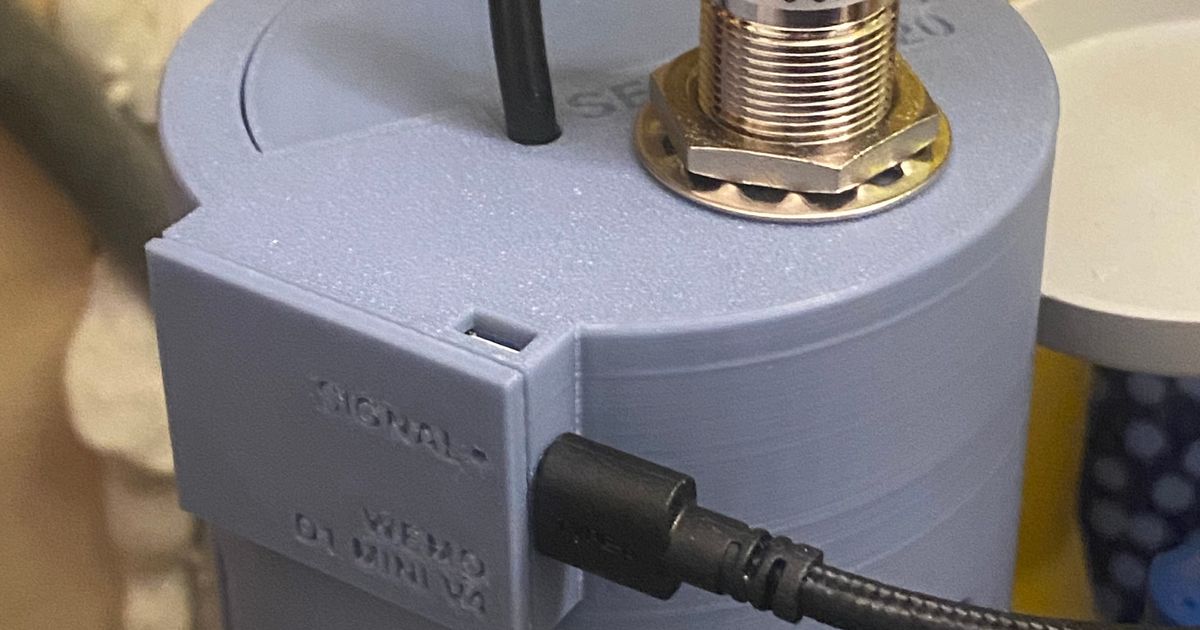 Enclosure for ESP8266 and inductive proximity sensor for Sensus 620 ...