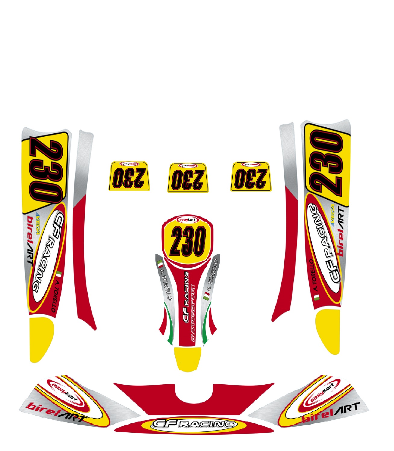 stickers for open GoKart by Frame3d | Download free STL model ...