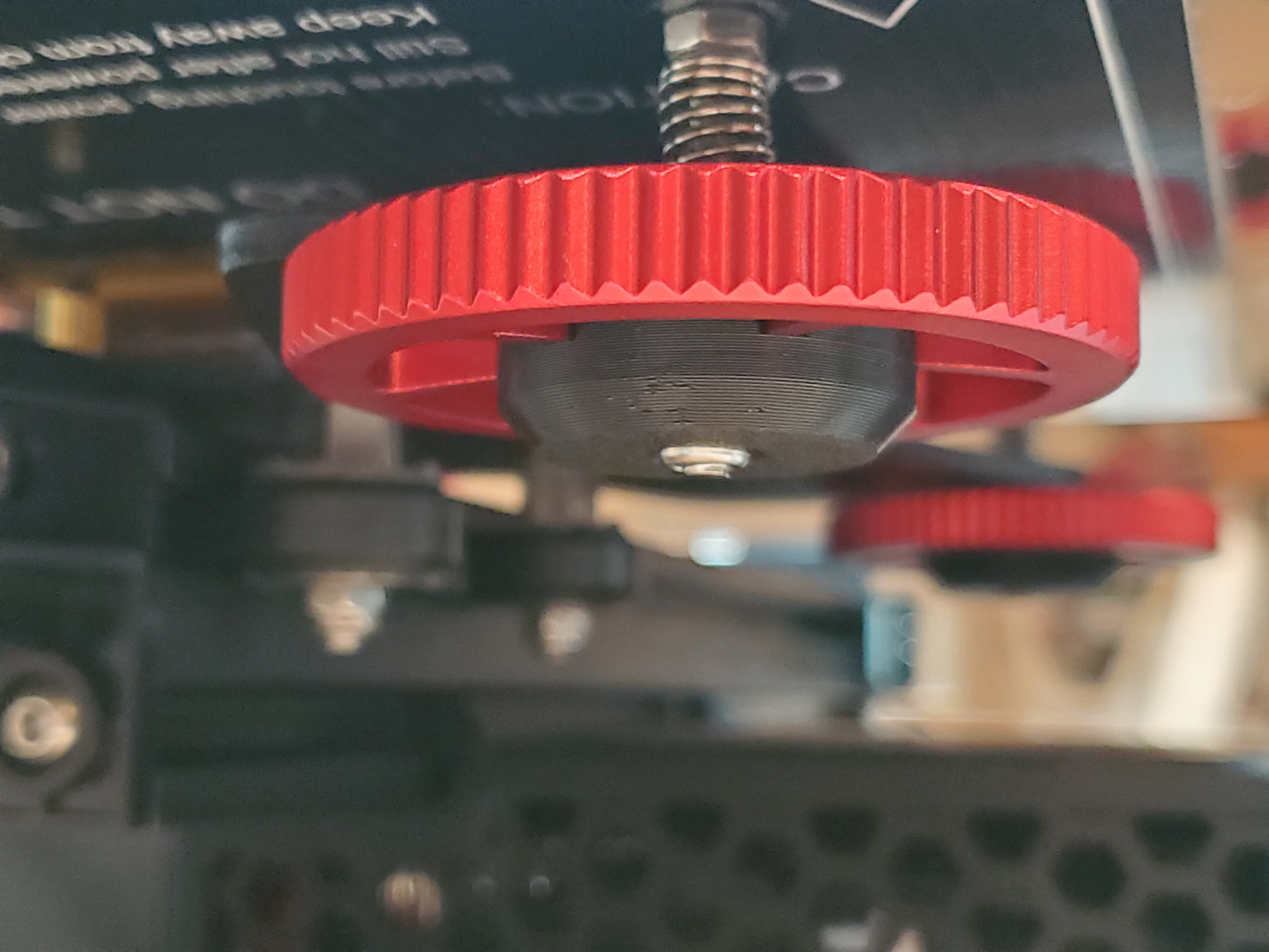 Bed Leveling Knob Lock Nut Adapter (Parametric) by Roland Deschain | Download free STL model ...