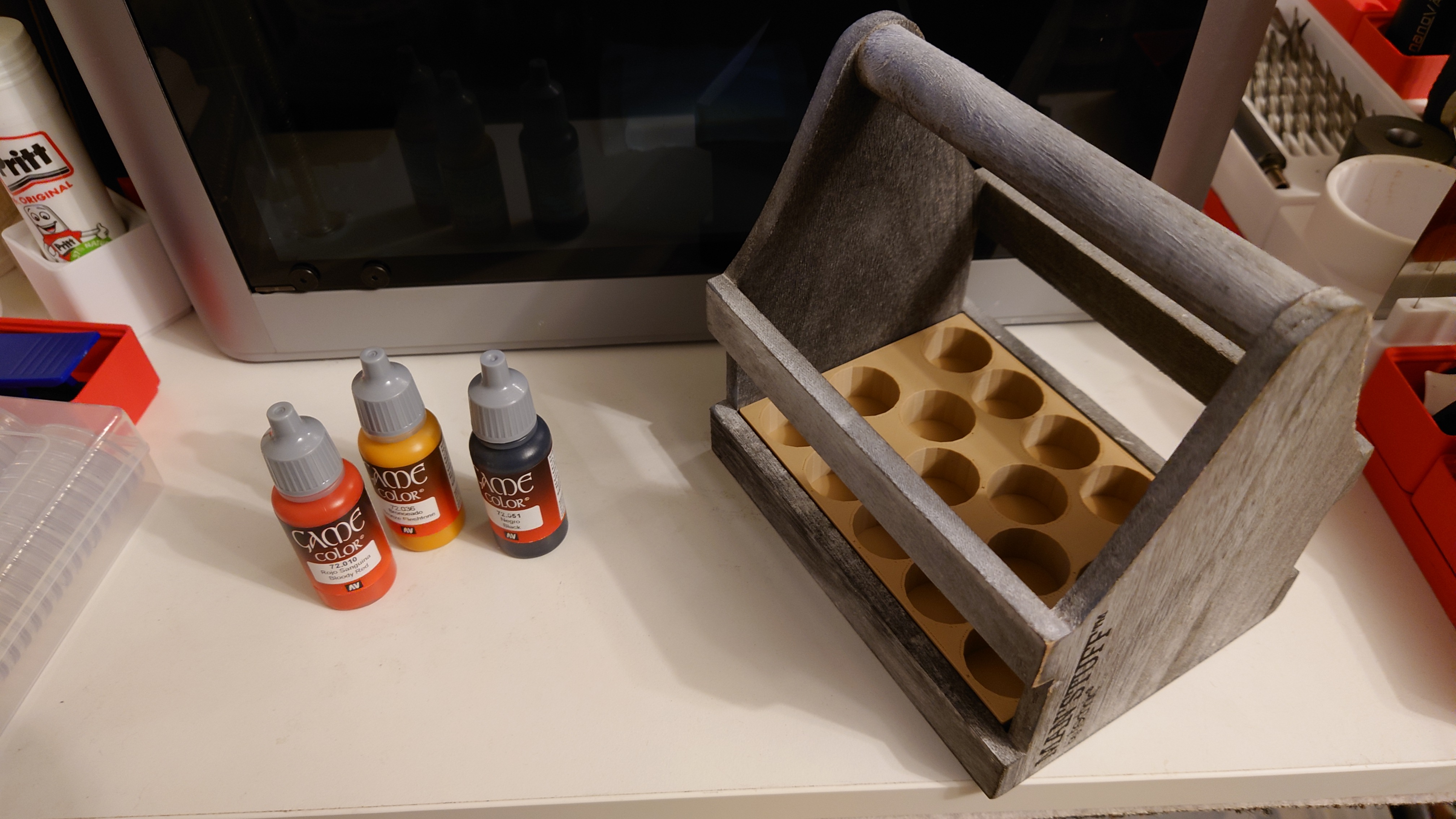 Vallego Model Paint Tray by Tripmonkey | Download free STL model ...