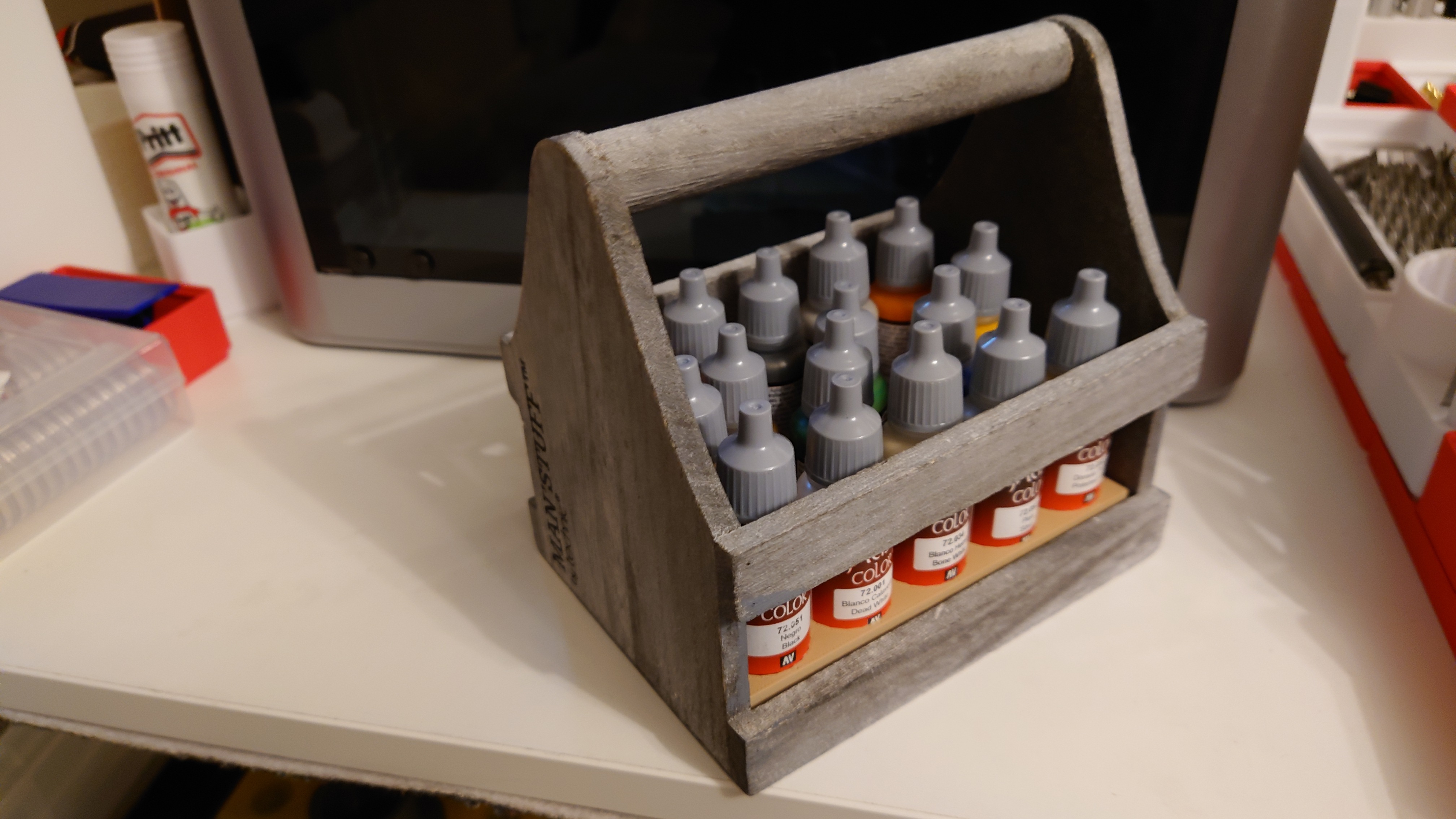 Vallego Model Paint Tray by Tripmonkey | Download free STL model ...
