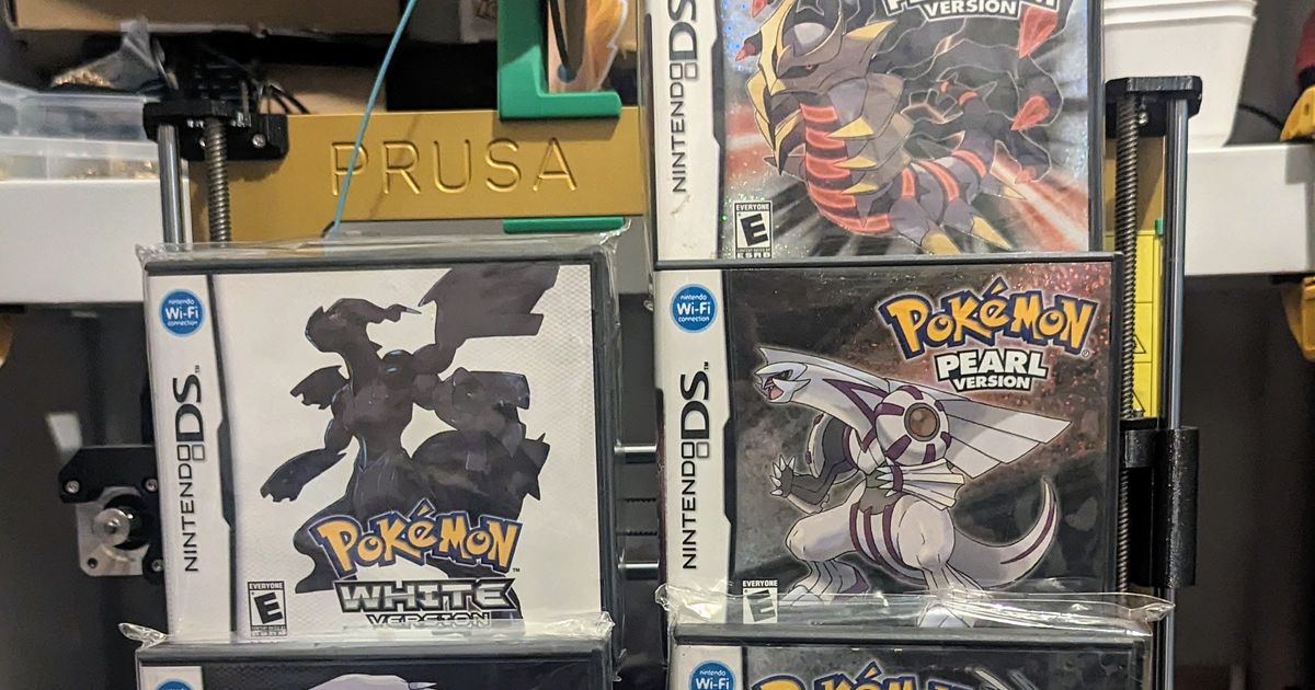 DS / 3DS Game Box Display by onorinbejasus | Download free STL model ...