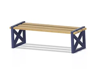 Wooden Bench by Creative_Bear3D | Download free STL model | Printables.com
