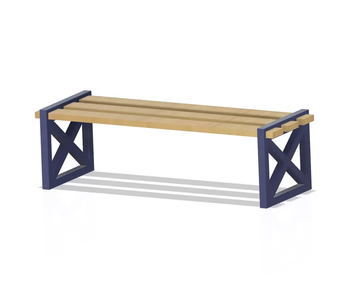 Wooden Bench by Creative_Bear3D | Download free STL model | Printables.com