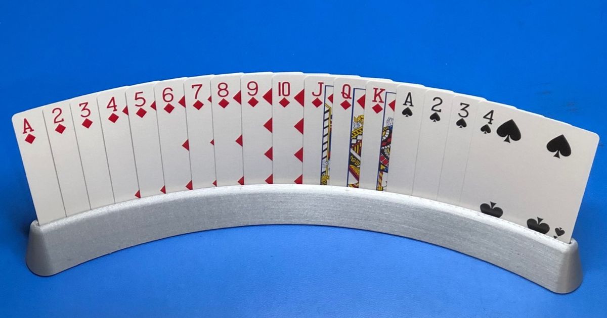 Extra Wide Playing Card Holder by MareIngenii | Download free STL model ...