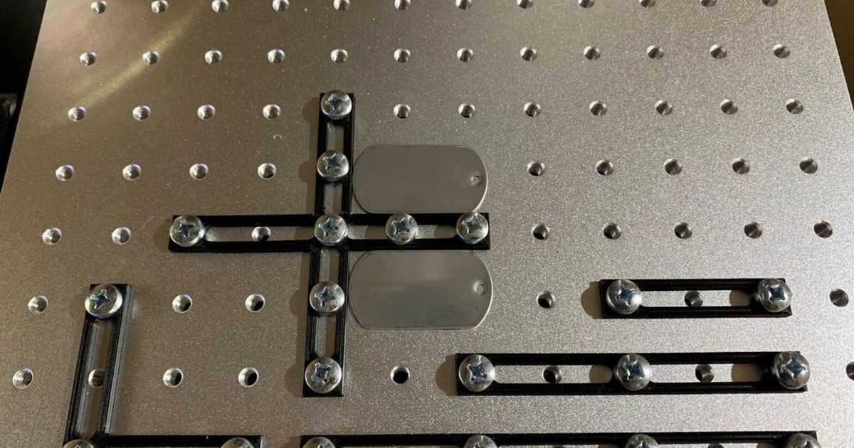 Fiber Laser Fixture Set by CNCPadawan | Download free STL model ...