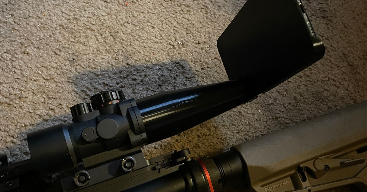 iPhone 6/7/8 Digital Rifle Scope Attachment by Alex Duecker | Download ...
