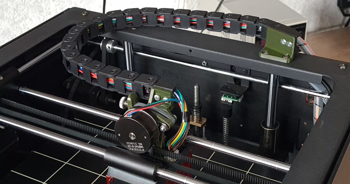 Flyingbear Ghost 5 Cable Chain Mount by ereenke | Download free STL ...