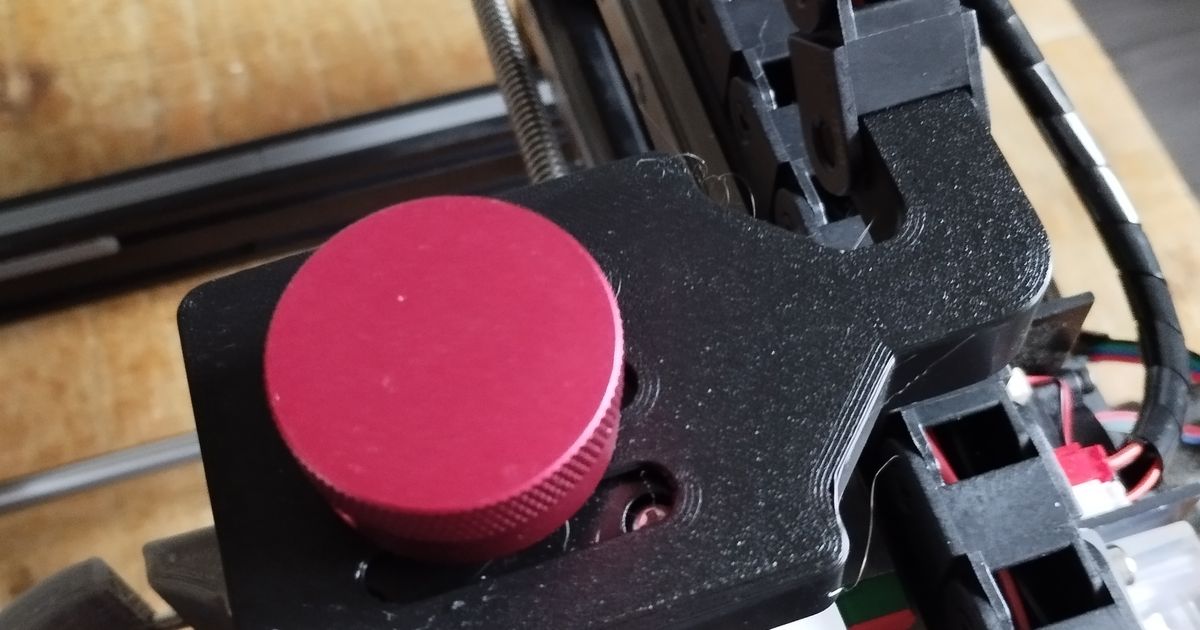 Stepper mount for cable chain CNC3018 by Greg FRISON | Download free STL model | Printables.com