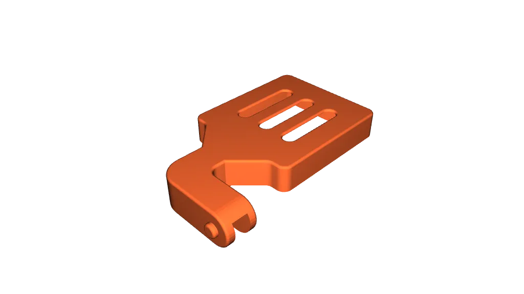 Stepper mount for cable chain CNC3018 by Greg FRISON | Download free STL model | Printables.com