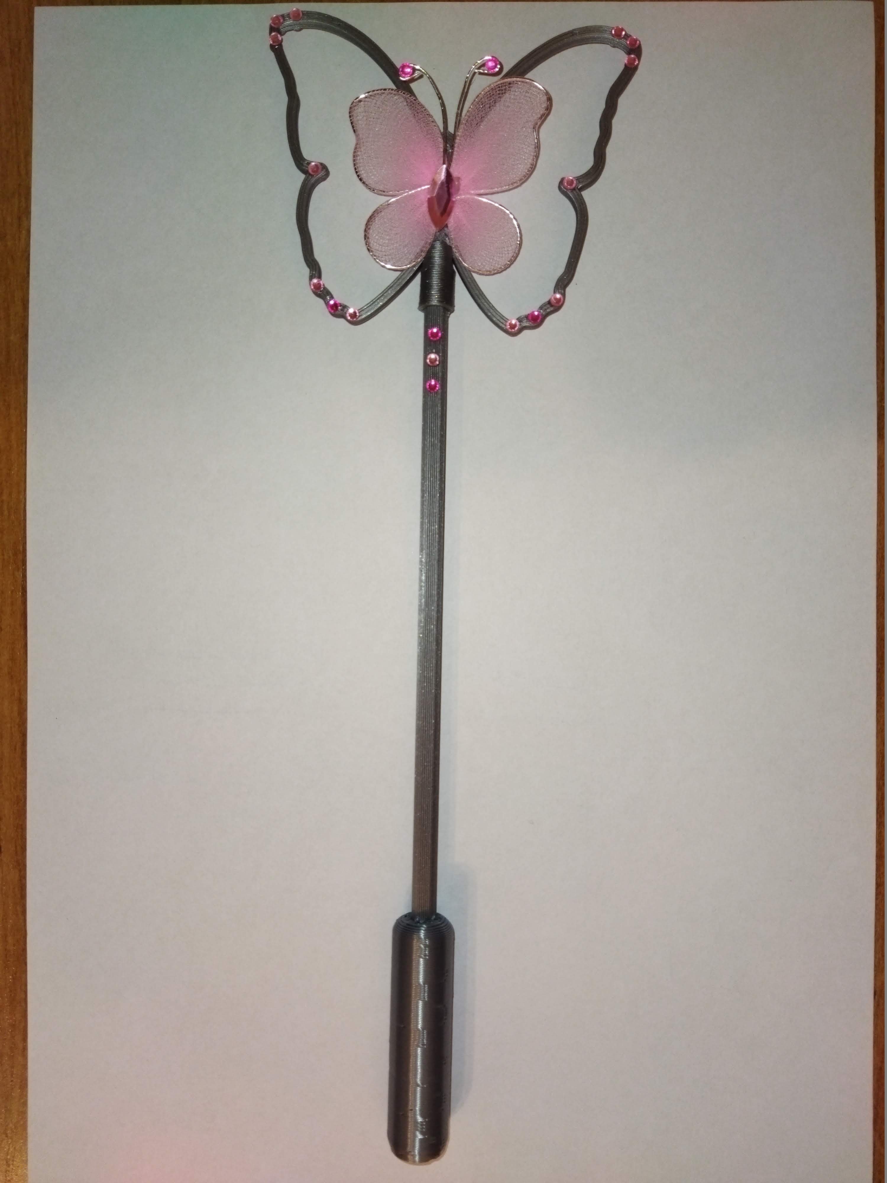 Butterfly wand - accessory to a fairy costume by Merrist | Download ...
