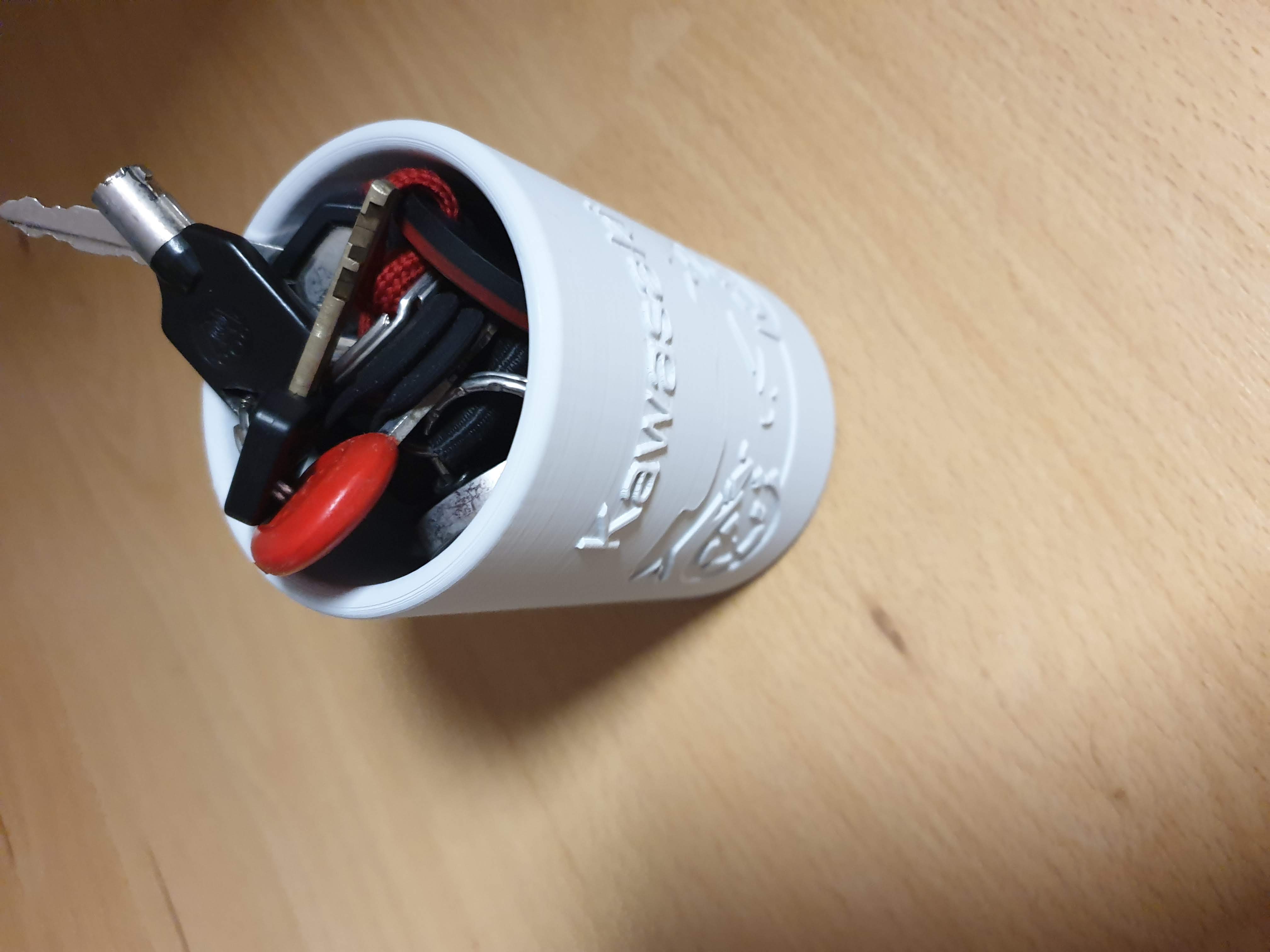 Kawasaki motorcycle key cup by DeeJay_NL | Download free STL model ...