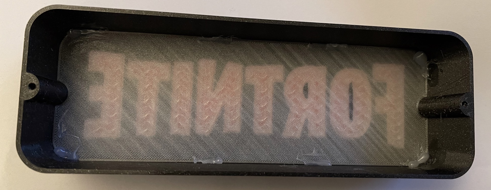 Fortnite Logo Lamp (with smaller on/off switch) and remote control with ...