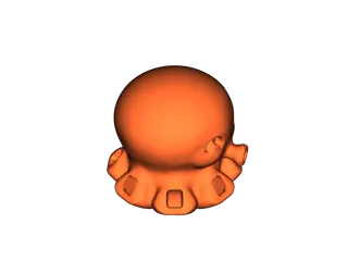 Cute Mini Octopus - Body Only by Rebelthor | Download free STL model ...
