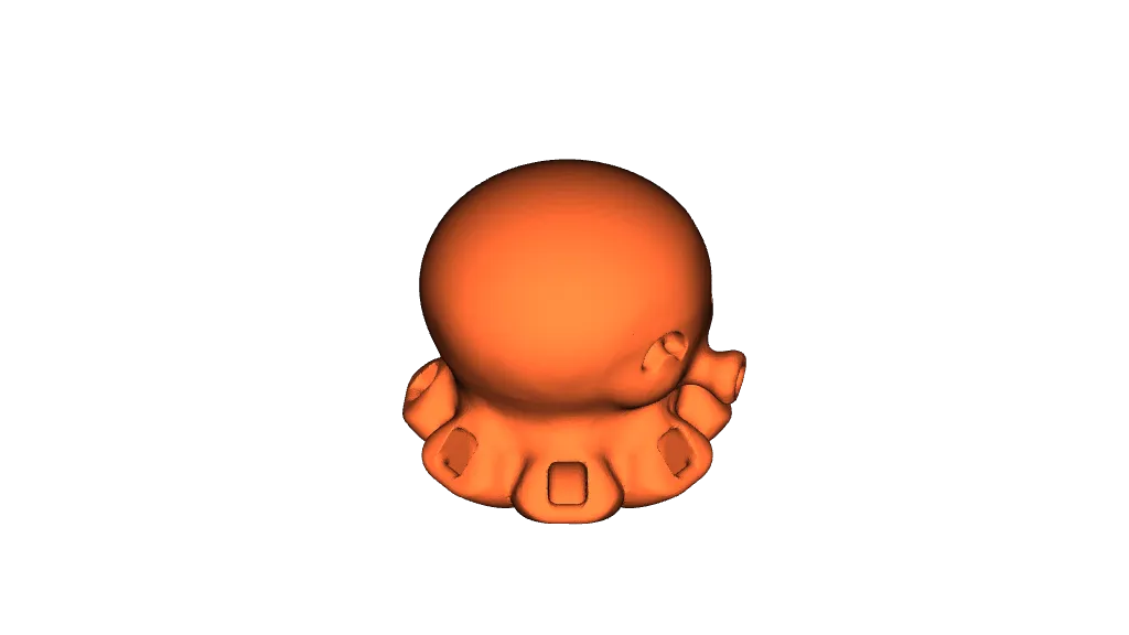 Cute Mini Octopus - Body Only by Rebelthor | Download free STL model ...