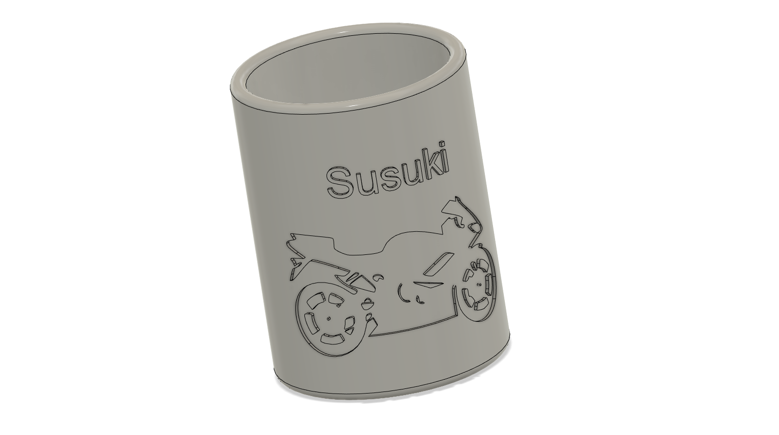 Susuki motorcycle key cup by DeeJay_NL | Download free STL model ...