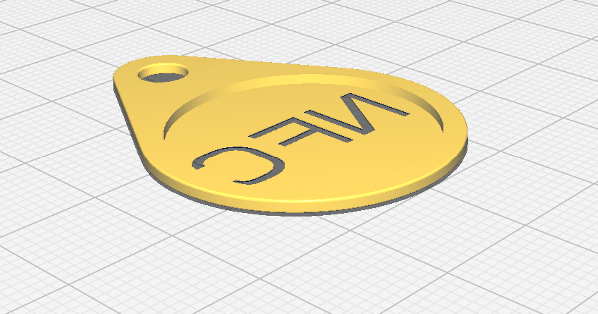 NFC coin to keychain by Zumkellerspace | Download free STL model ...