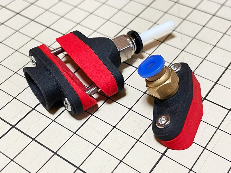 Fitting Socket with Filament Guide for Dry Box by TrocheHole | Download ...