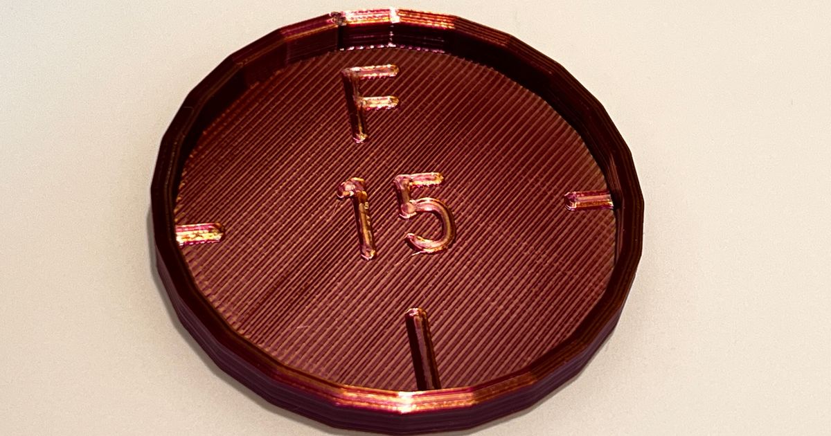 Multi-Colour Filament Orientation Coin by NormanRiver | Download free ...