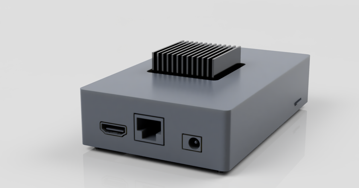 RockPro64 Case (passive cooling) by Jens Willmer | Download free STL ...