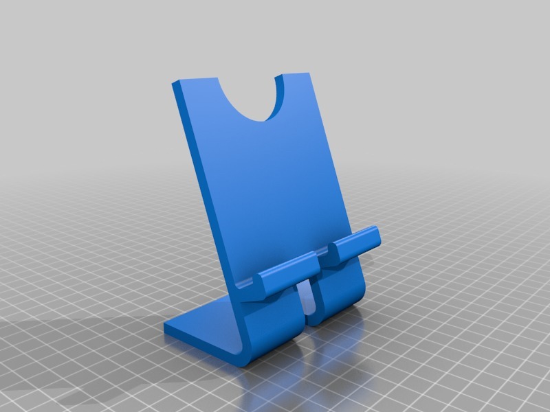 Universal Phone Stand with charging and finger ring cutouts by Roy Saad ...