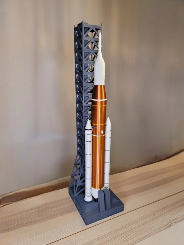SLS Launch Tower (designed for Kmobrain's SLS model) by Design Slice ...