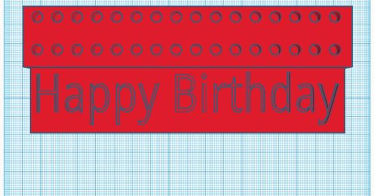 32-candle cake topper by Hoke 3D design & Printing | Download free STL ...