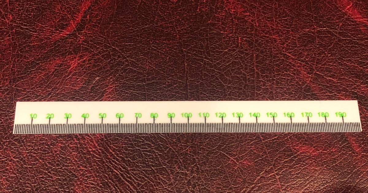 200mm Ruler by Robert | Download free STL model | Printables.com