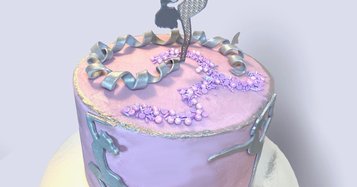Dancer cake topper by Deon | Download free STL model | Printables.com